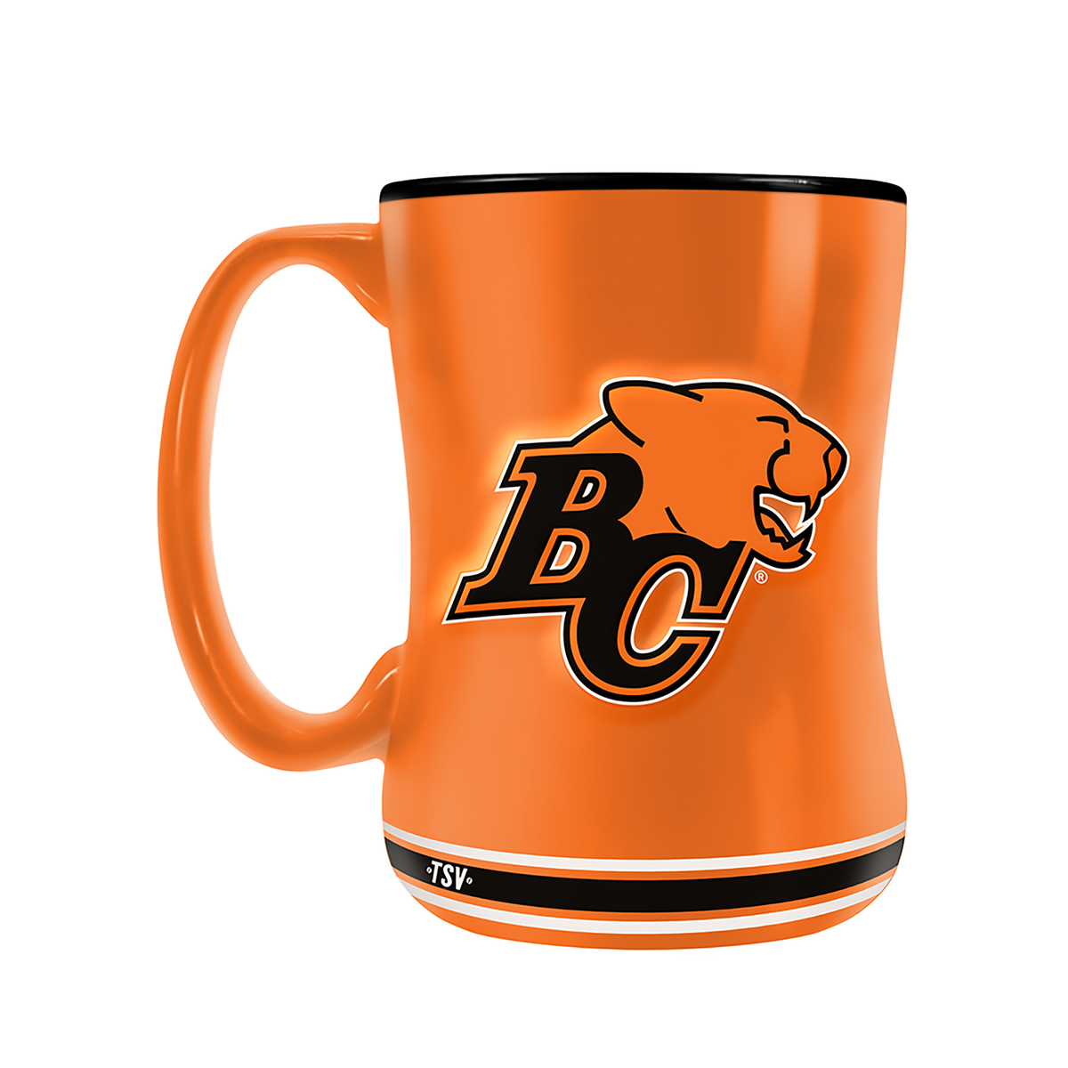 BC Lions Team Crest Sculpted Mug (14 oz) — Inglasco