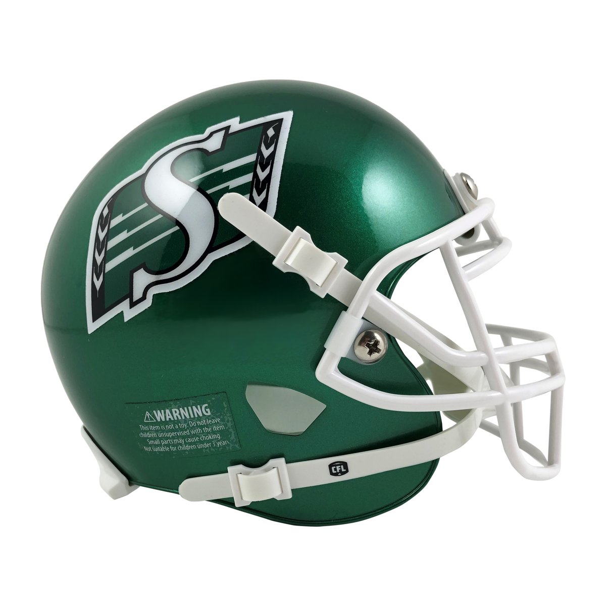 CFL Saskatchewan Roughriders Mini Replica Helmet — Inglasco