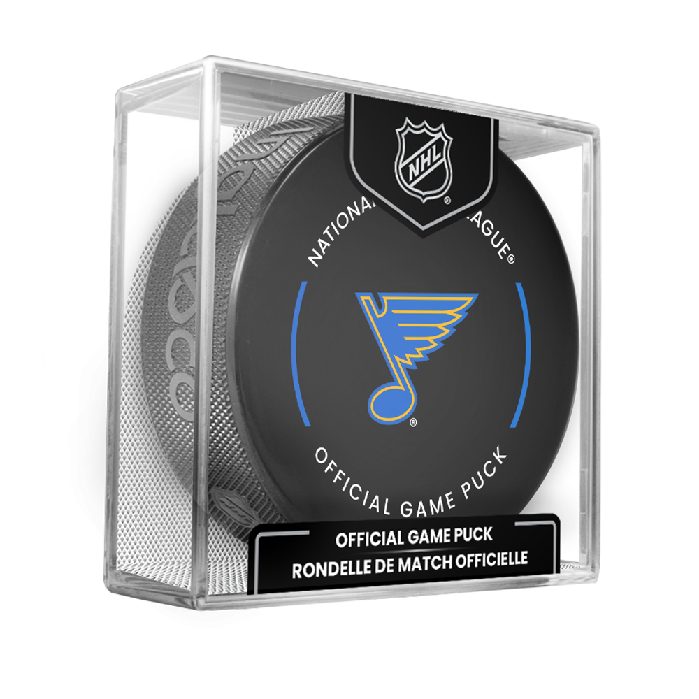 NHL St. Louis BluesOfficially Licensed 2025-2026 Game Puck Design In C ...