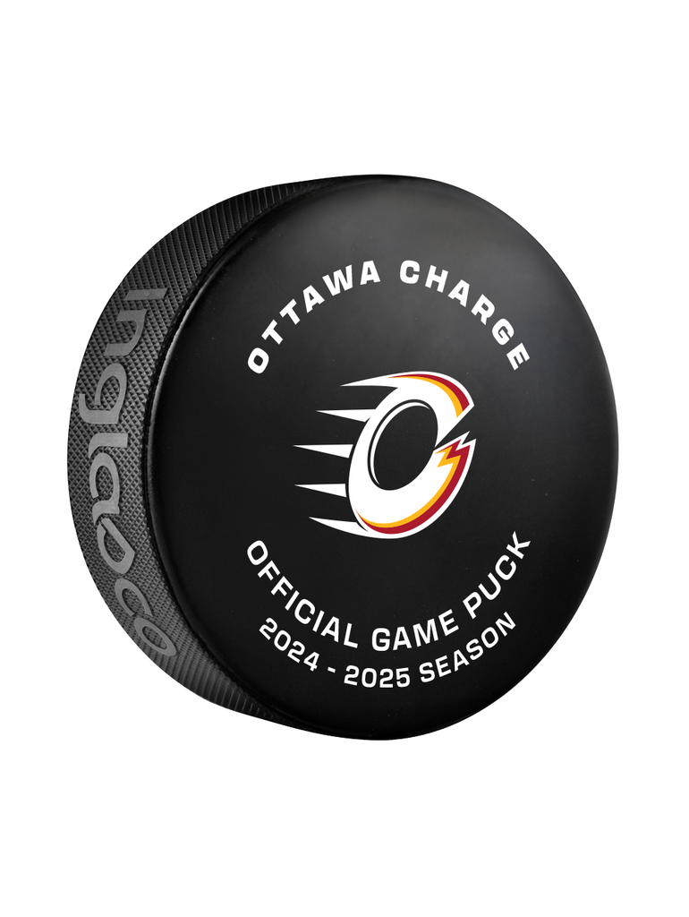 PWHL Ottawa Charge Official 2024-25 Game Hockey Puck- In Cube ...